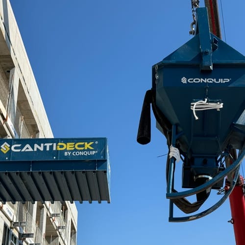 Concrete Skip With Bale Arm | Concrete Pouring Skip | Conquip