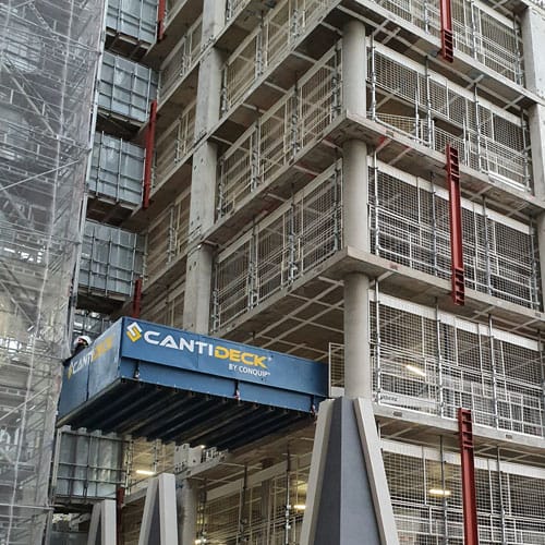 CantiDeck | Crane loading platform | Conquip US